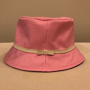 Coach | Accessories | Coach Cotton Canvas Pink Rain Hat | Poshmark